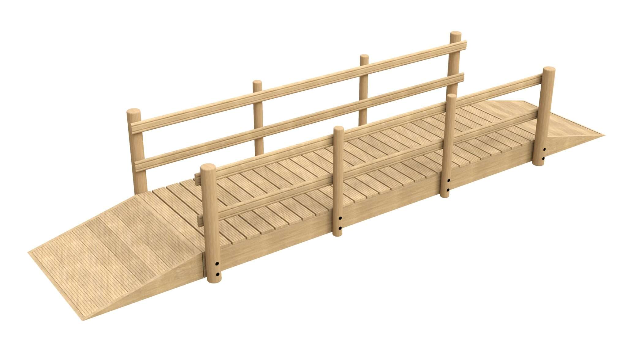 Timber Bridge By Playdale Playgrounds - Made In The UK