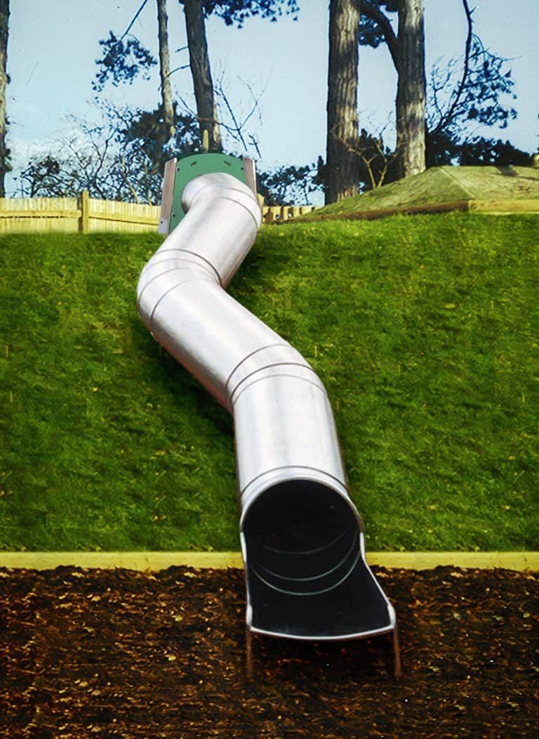 Stainless Steel Embankment Slide | Playdale | Made In The UK