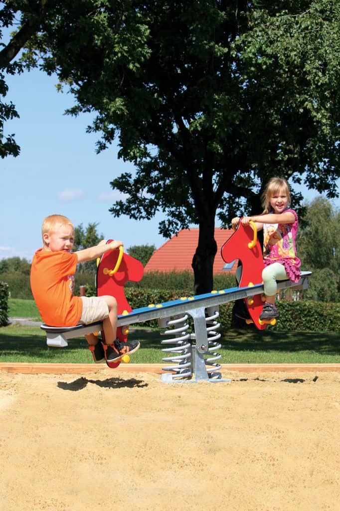 Playground Spring Horse Seesaw From Playdale