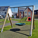 Timber Team Swing (frame only) By Playdale Playgrounds - Made In The UK