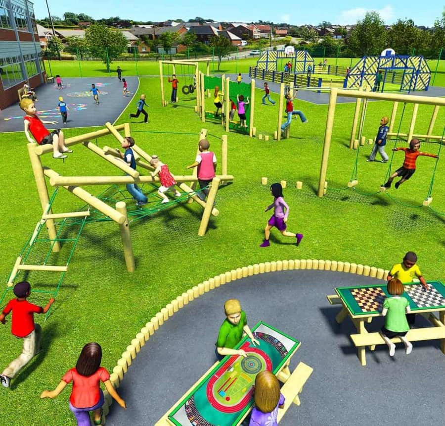 Key Stage 2 Play Area Example - Playdale Playgrounds