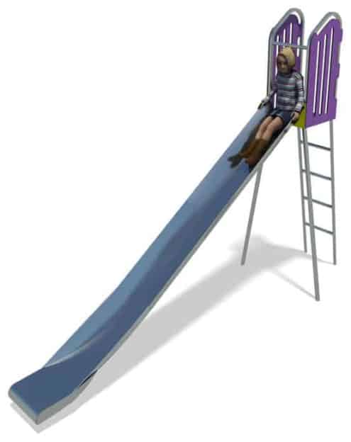 Freestanding Playground Slide By Playdale - Made In UK