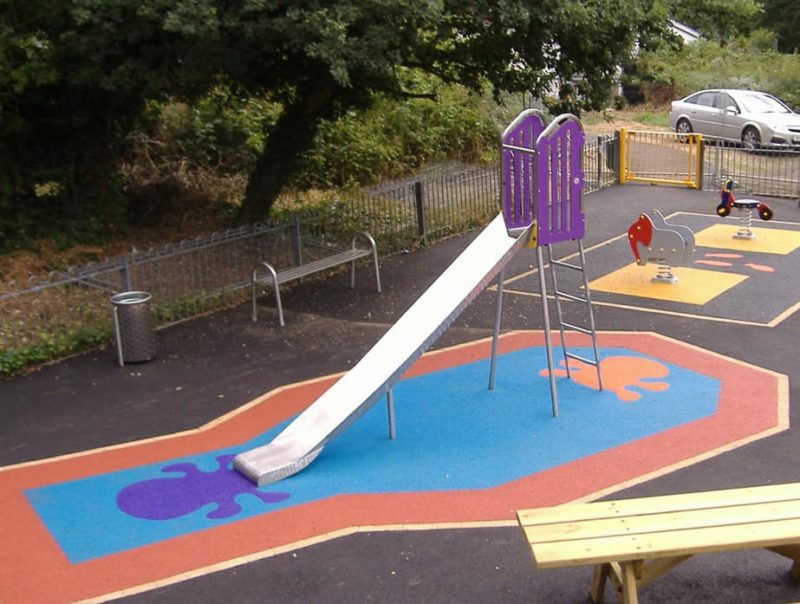 Freestanding Playground Slide By Playdale - Made In UK