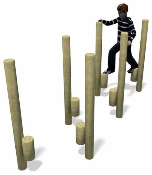 Clustered Stilts By Playdale Playgrounds - Made In The UK