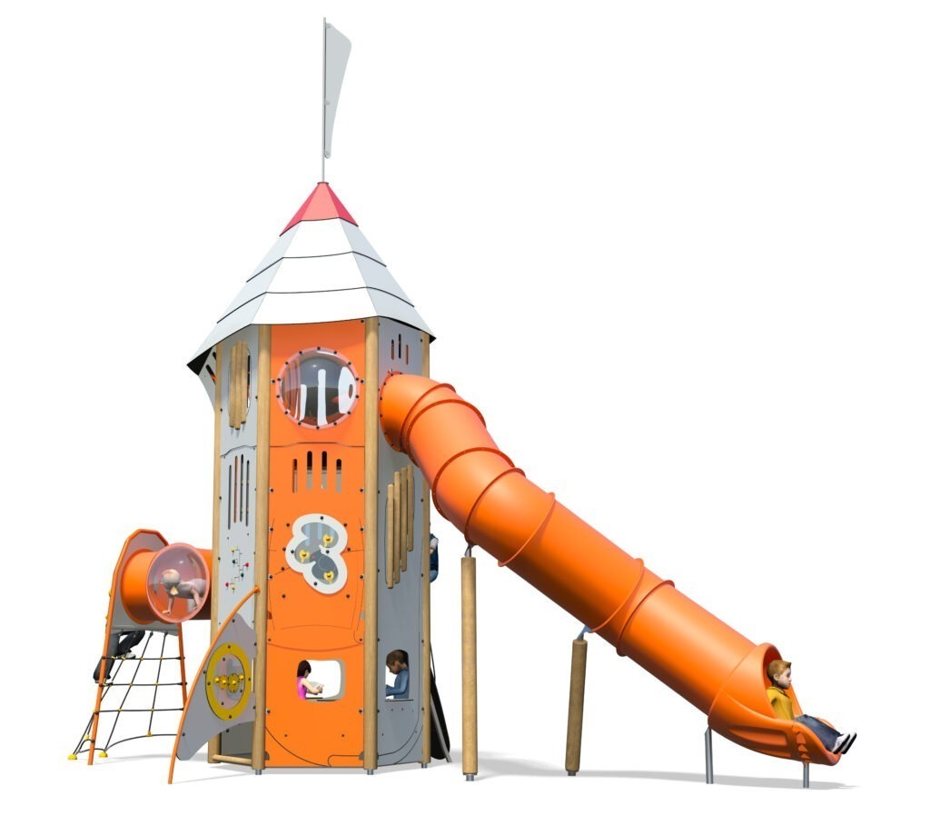 Space Themed Mountain Tower By Playdale Playgrounds - Made In The UK