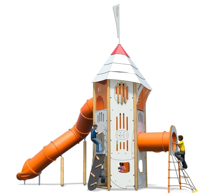 Space Themed Mountain Tower By Playdale Playgrounds - Made In The UK