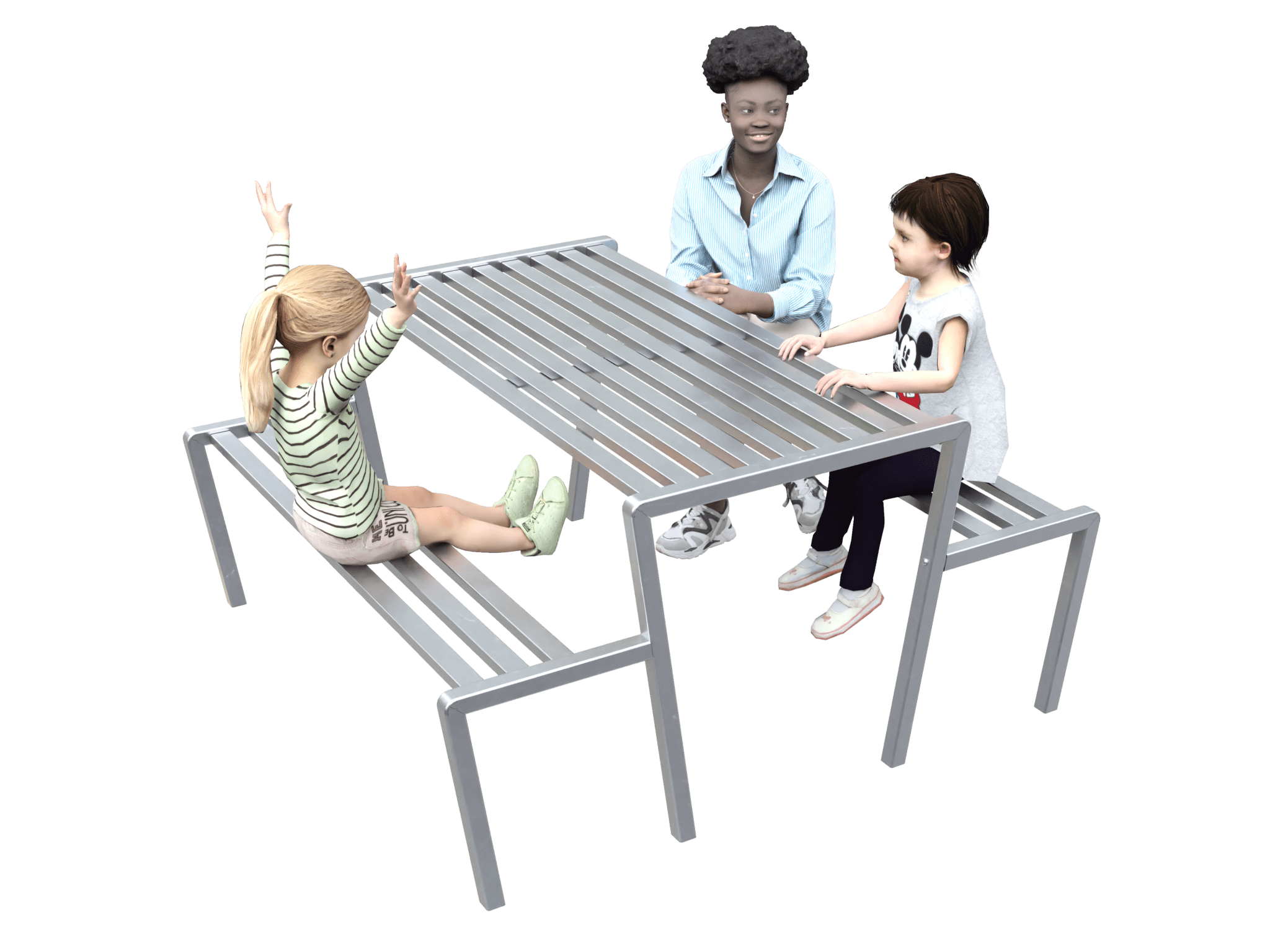 City Picnic Table By Playdale Playgrounds - Made In The UK