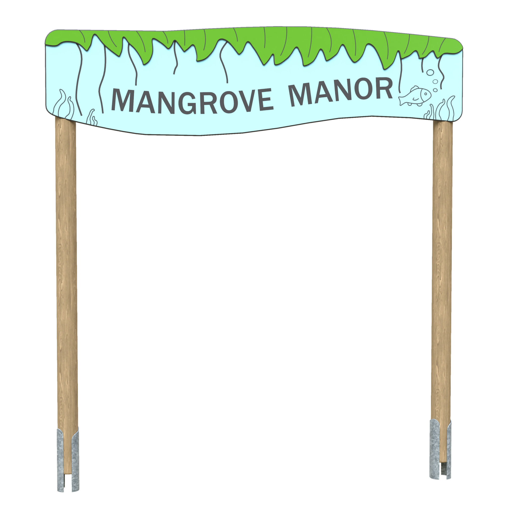 Mangrove Themed Playground Sign By Playdale Playgrounds - Made In The UK